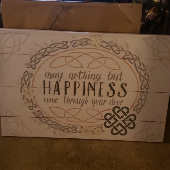 Wall Decor | May Nothing But Happiness Come To Door Wall Art | Poshmark